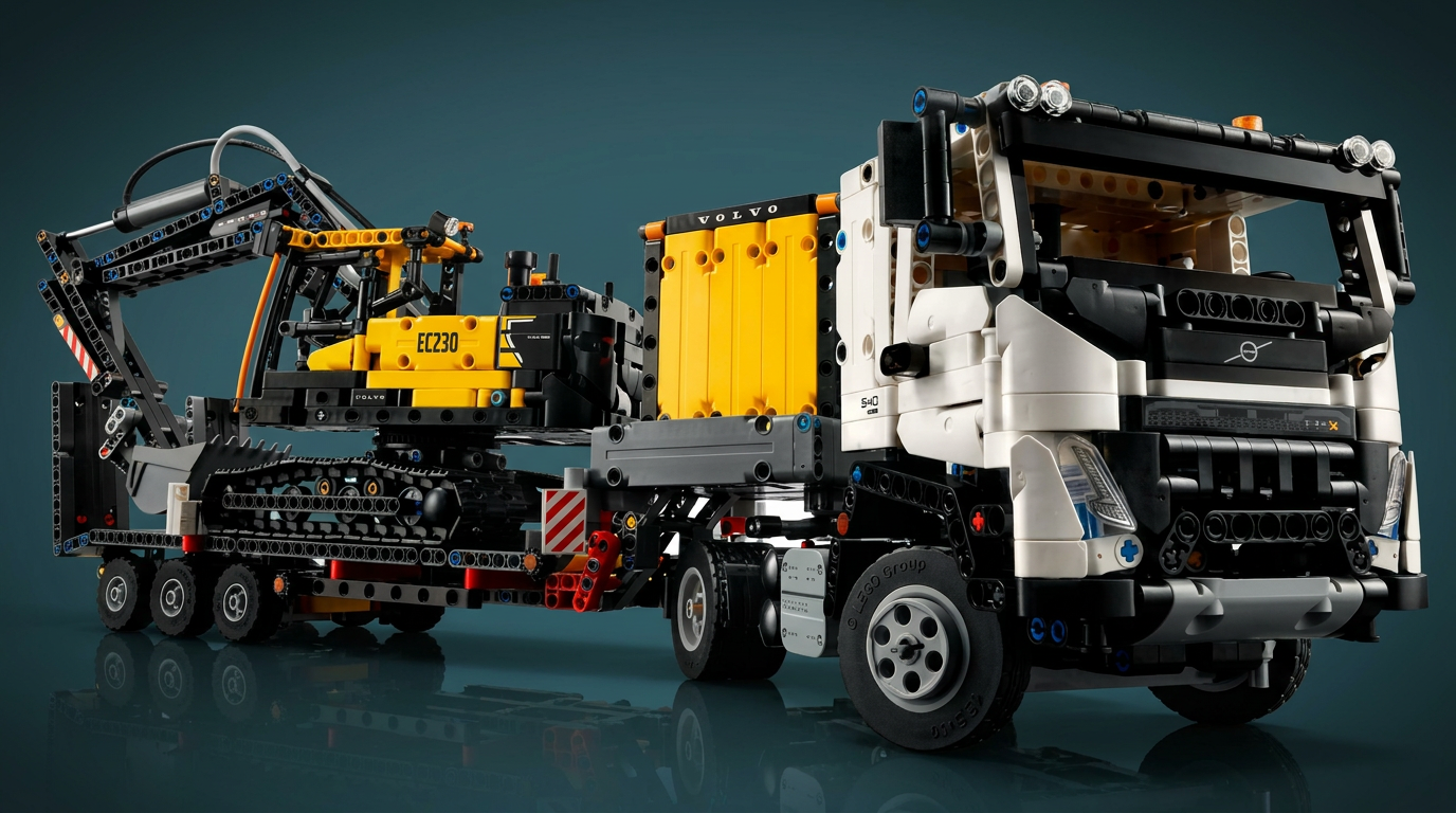 LEGO Technic Volvo FMX Truck & EC230 Electric Excavator (42175): Kit ...